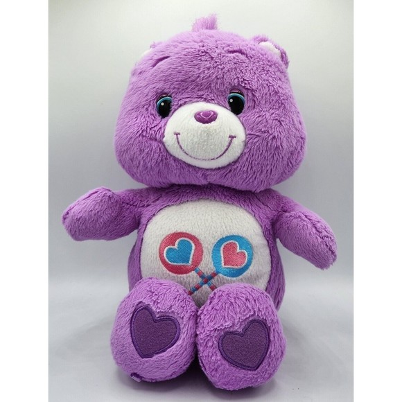 American Greetings | Toys | Care Bears Share Bear 3 Plush 212 Hasbro ...